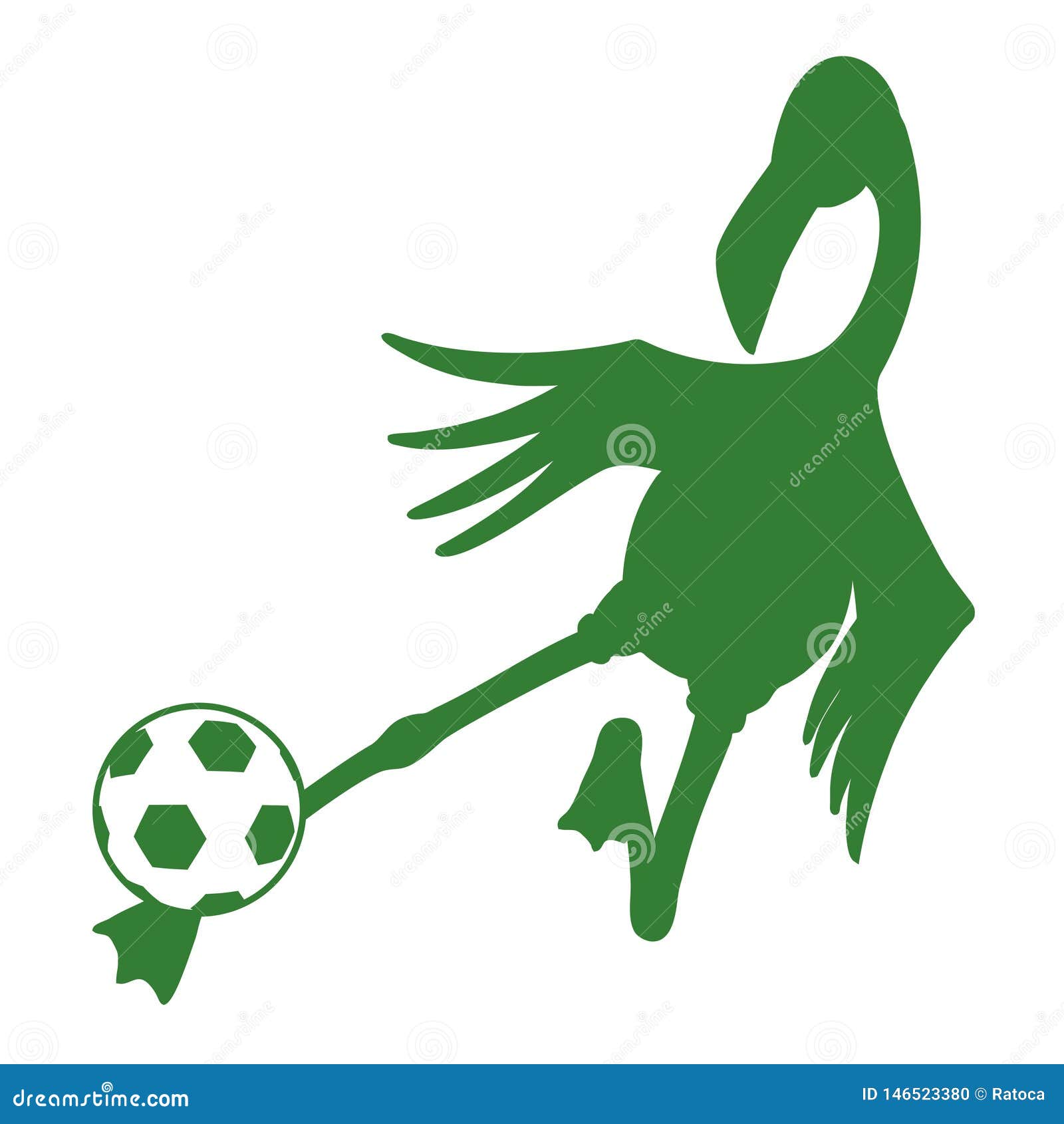 Bird Football Logo Vector Emblem | CartoonDealer.com #73524845