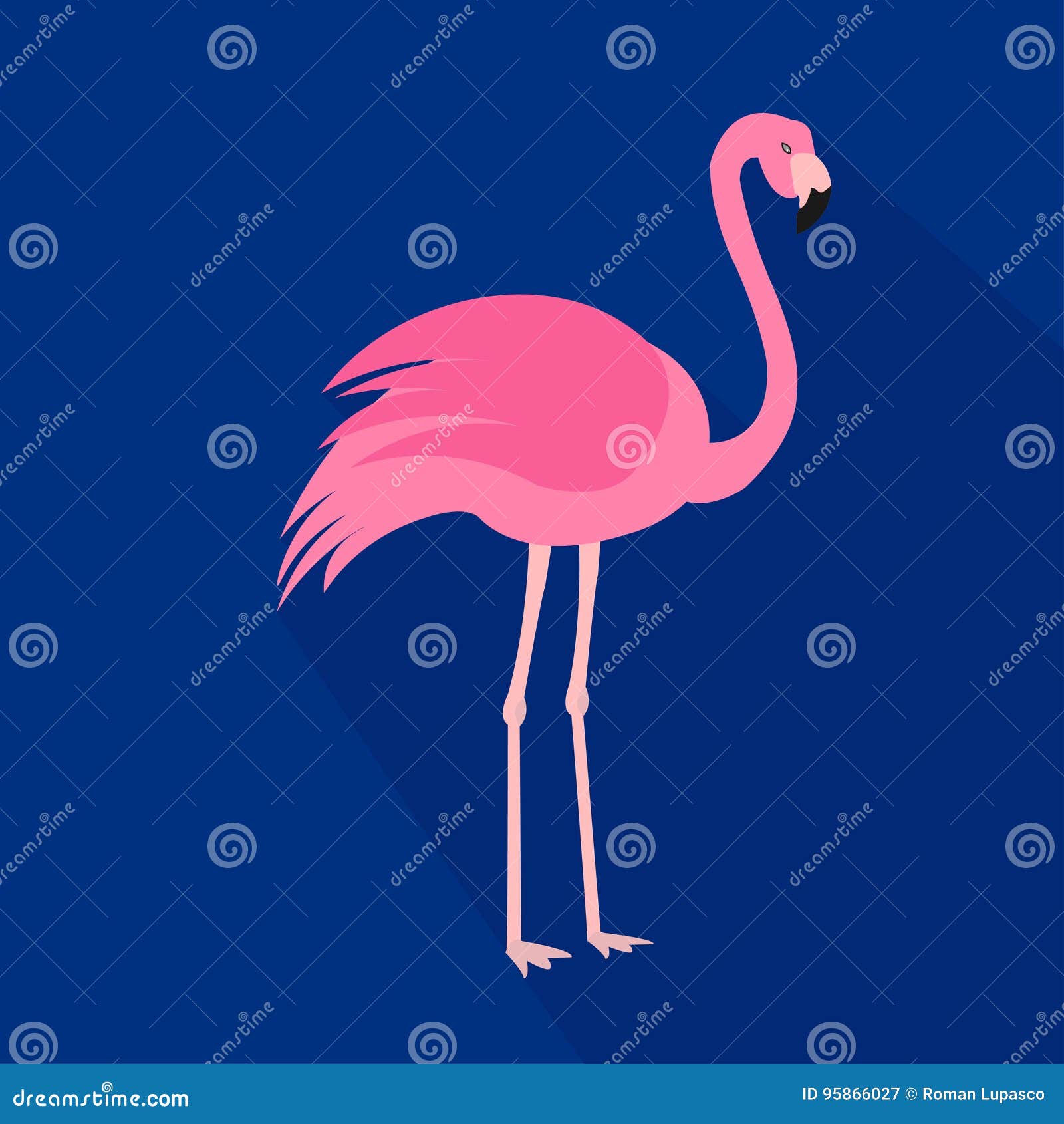 Flamingo Cartoon Stock Photos - Royalty Free Images