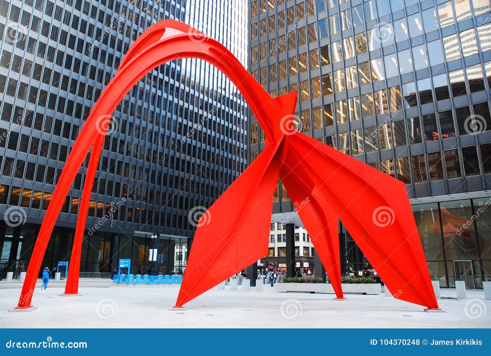 Flamingo Durch Alexander Calder, Chicago Redaktionelles Stockfoto ...