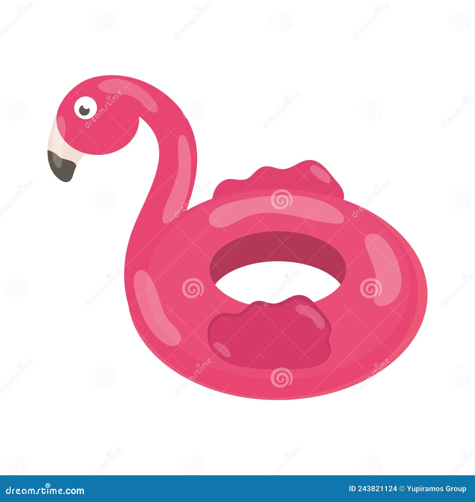 Flamingo Float Icon Stock Vector Illustration Of Pool 243821124
