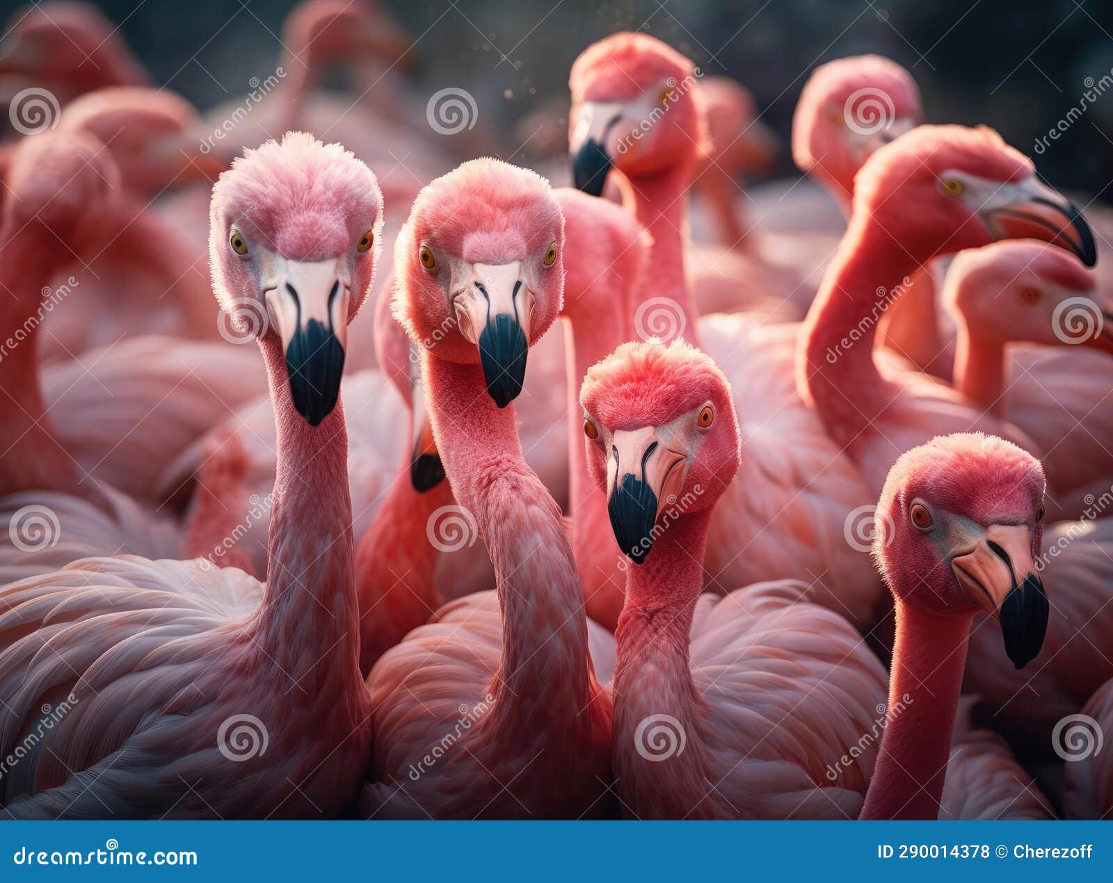 Flamingo group stock photo. Image of africa, feather - 290014378