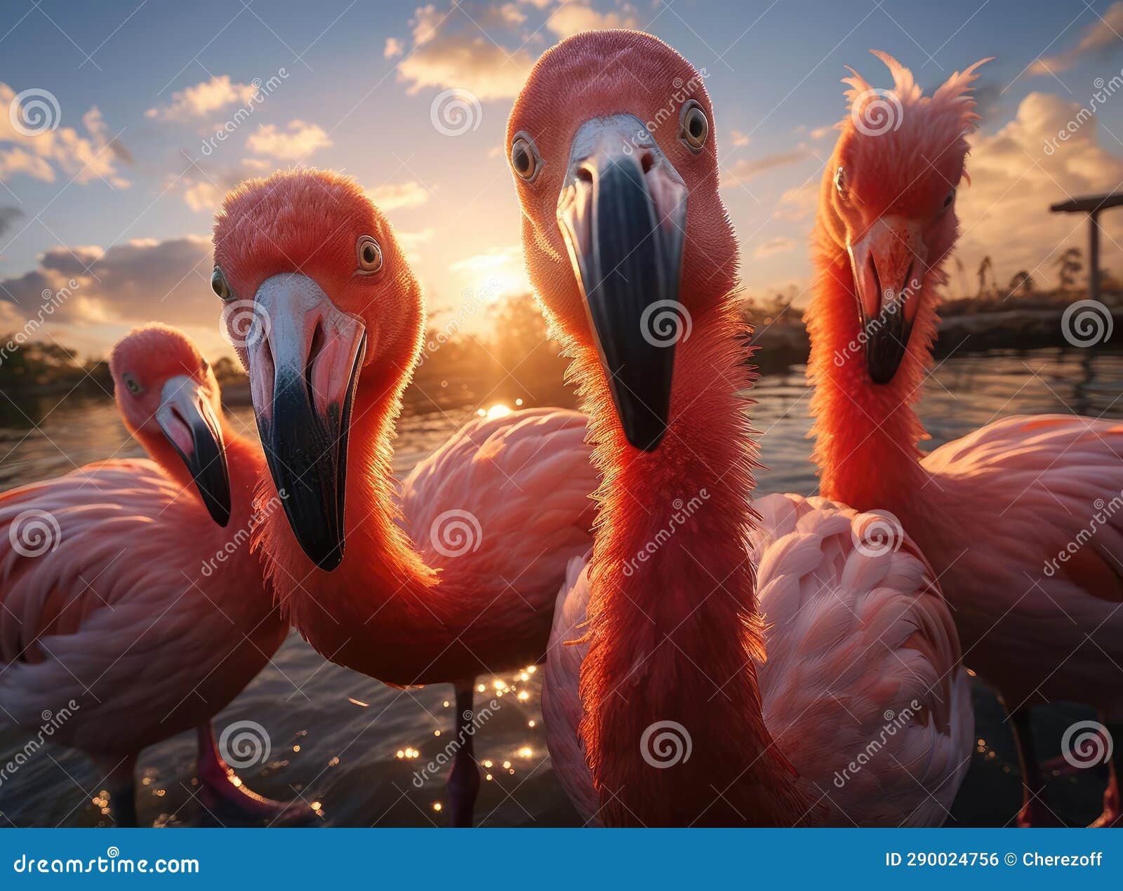 Flamingo group stock photo. Image of color, kenya, flock - 290024756