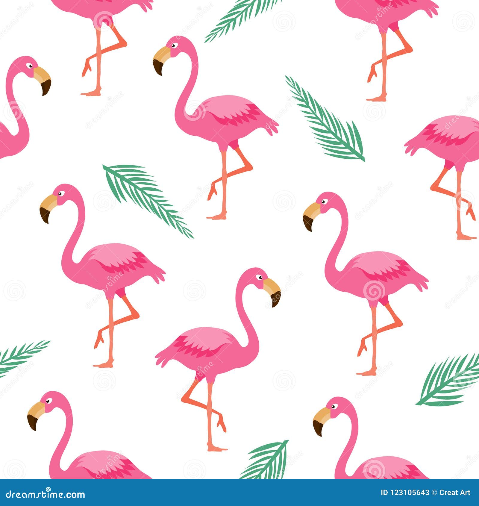 Flamingo Seamless Pattern.Pink Flamingo Background Stock Vector ... Flamingo Seamless Pattern.Pink Flamingo Background Stock Vector ...