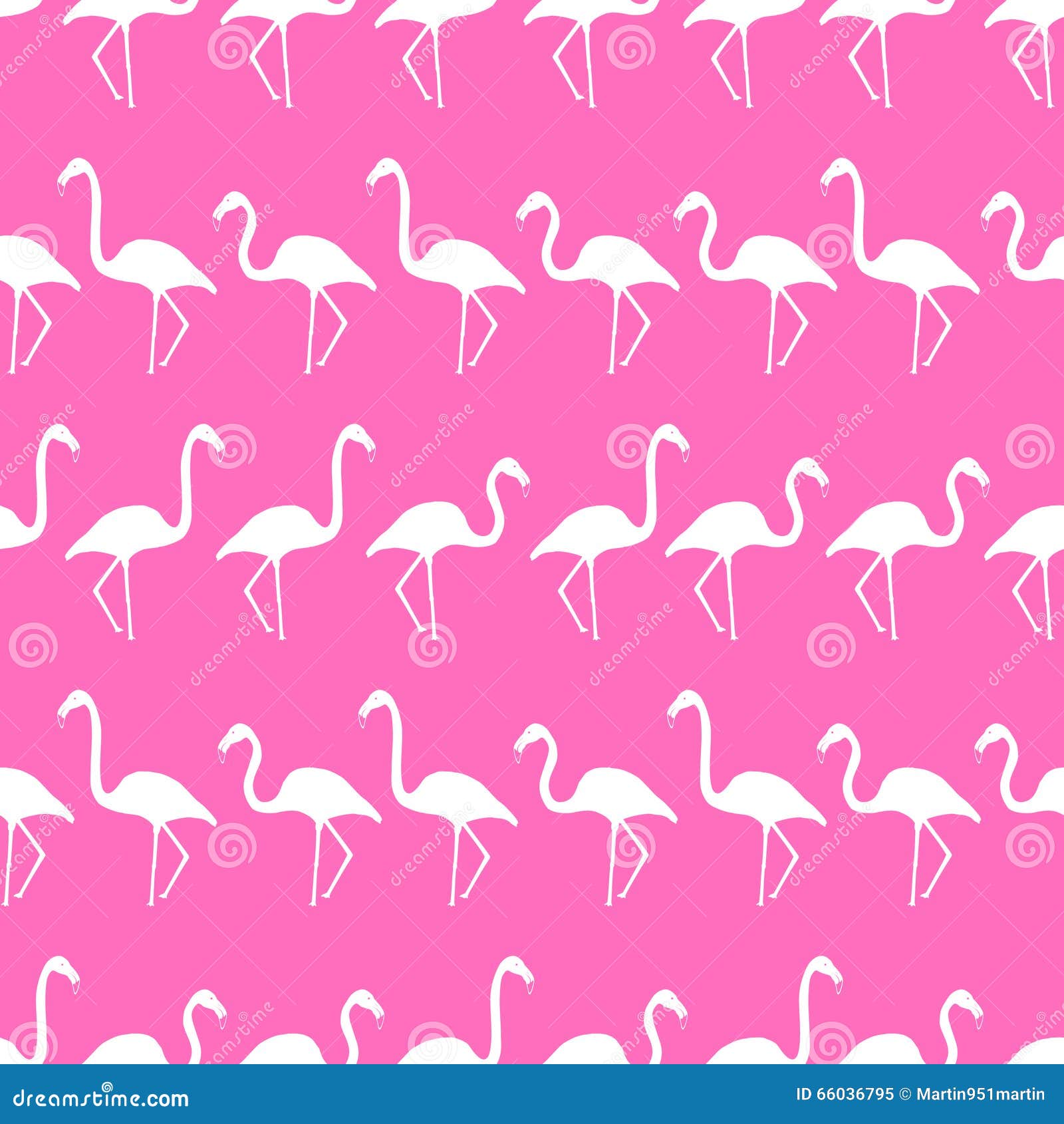 Flamingo Shadows Silhouette in Lines Pink Pattern Eps10 Stock Vector ...