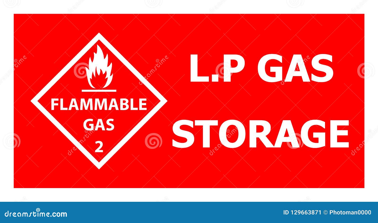 Flammable Gas Attention Sticker Stock Vector - Illustration of industry ...