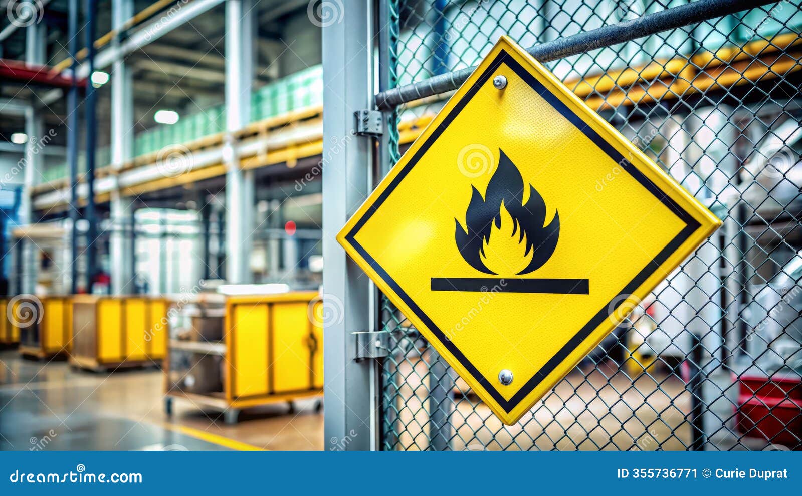 Flammable Gas Warning Symbol Essential Safety Signage for Hazardous ...