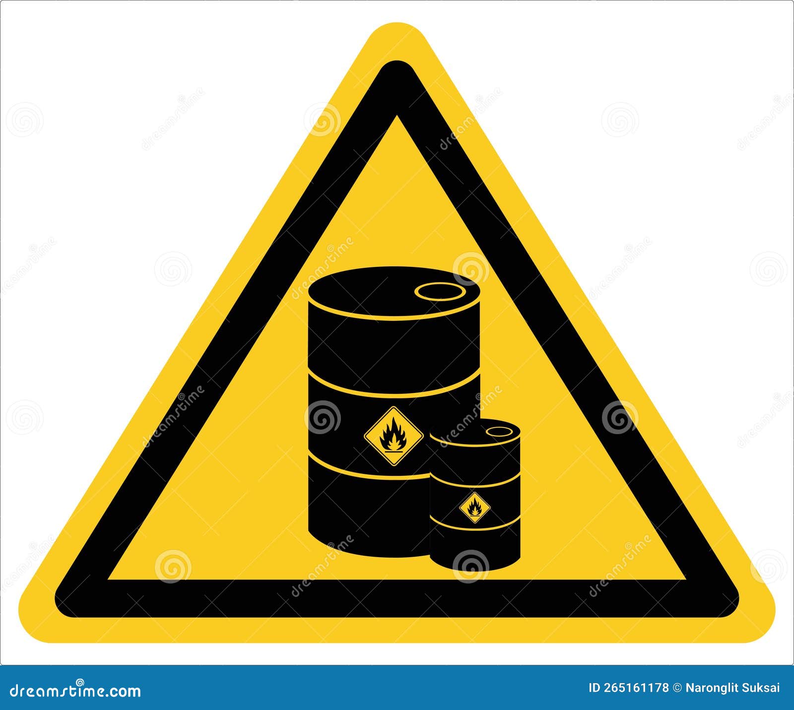 Flammable and Hazardous Materials Storage Tanks Stock Vector ...