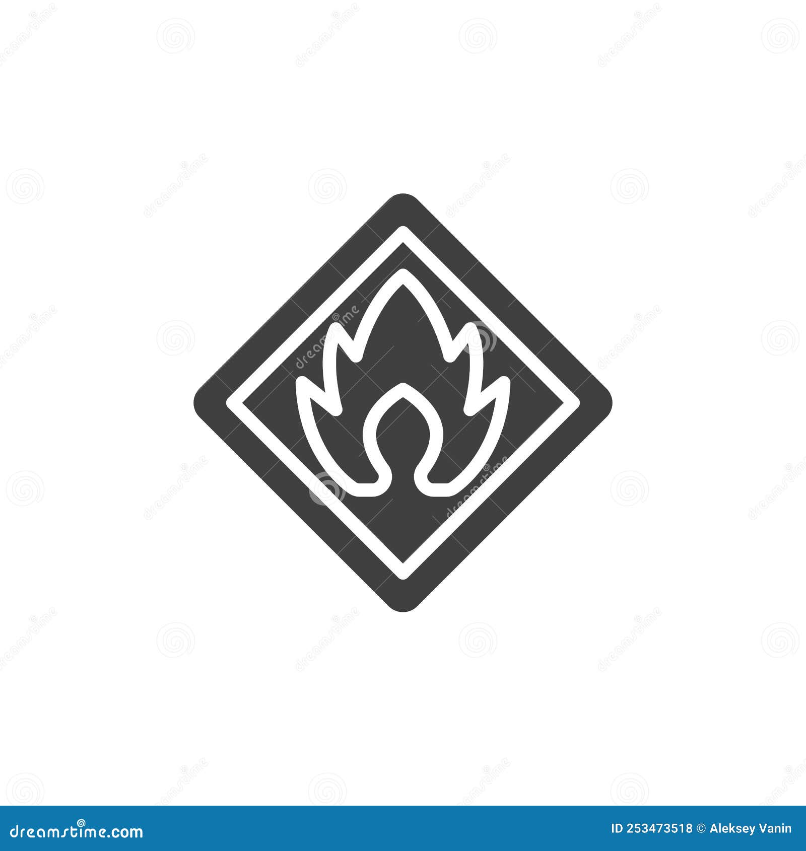 Flammable Liquid Vector Icon Stock Vector - Illustration of protection ...
