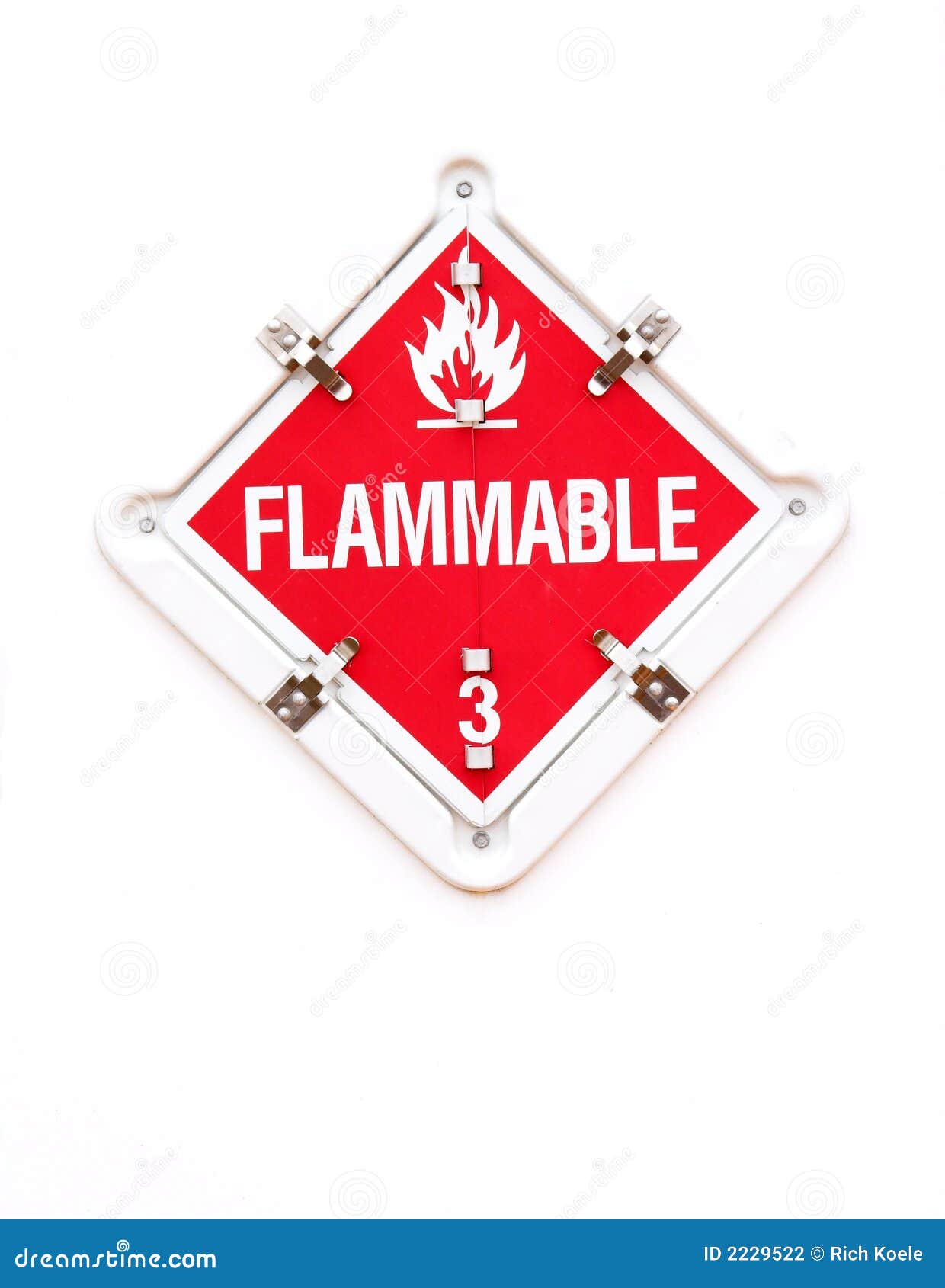 Flammable Warning Sign stock photo. Image of risk, sign - 2229522