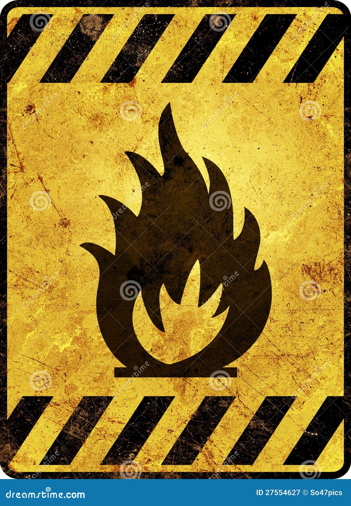 Flammable 3 Sign