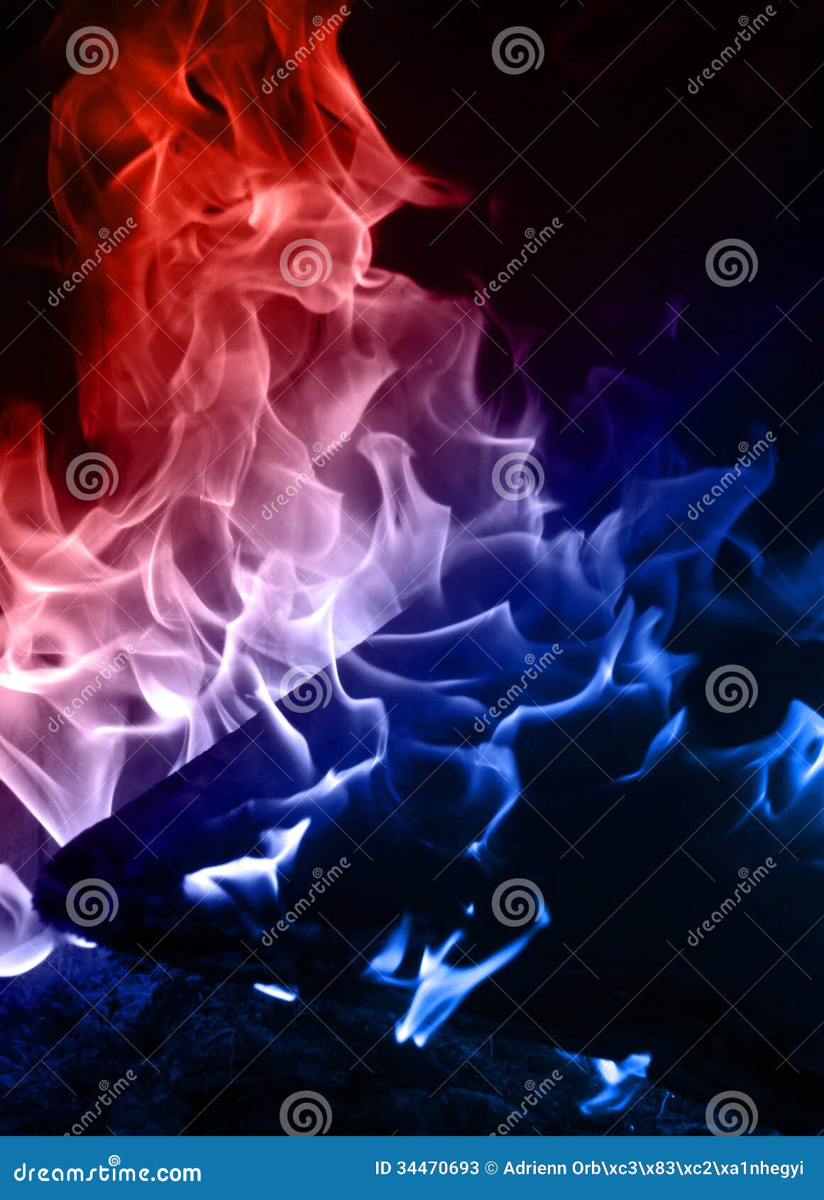 Flamme Bleue Et Rouge Photos Stock - Téléchargez 430 Photos libres de ...