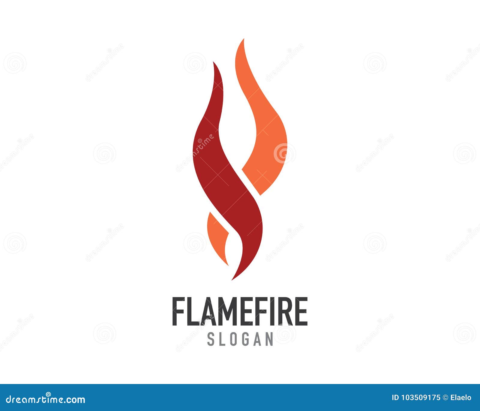 Flamme Logo Template Du Feu Illustration de Vecteur - Illustration du ...