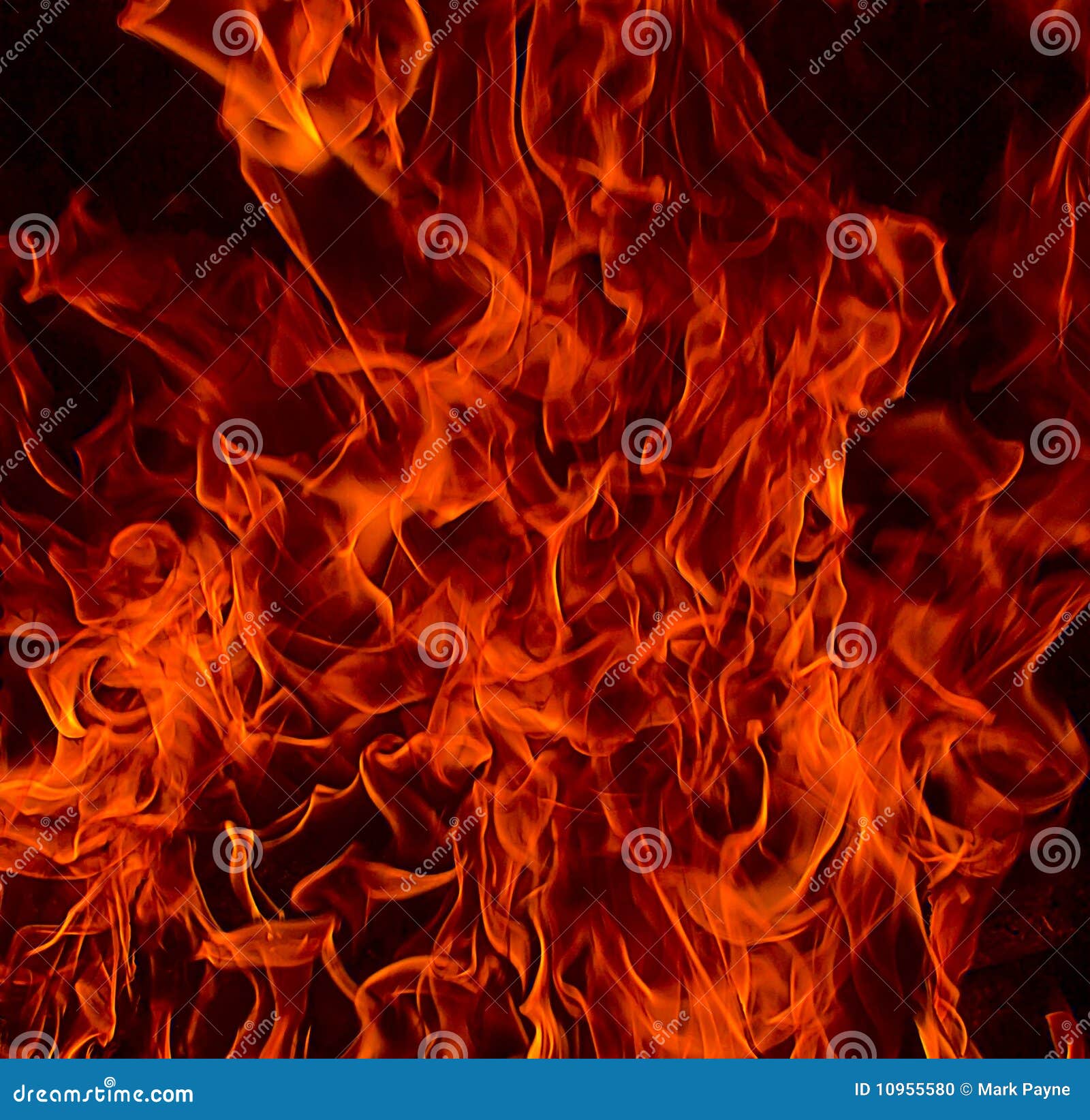 Flammes D'incendie Rouge D'enfer Photo stock - Image du orange ...