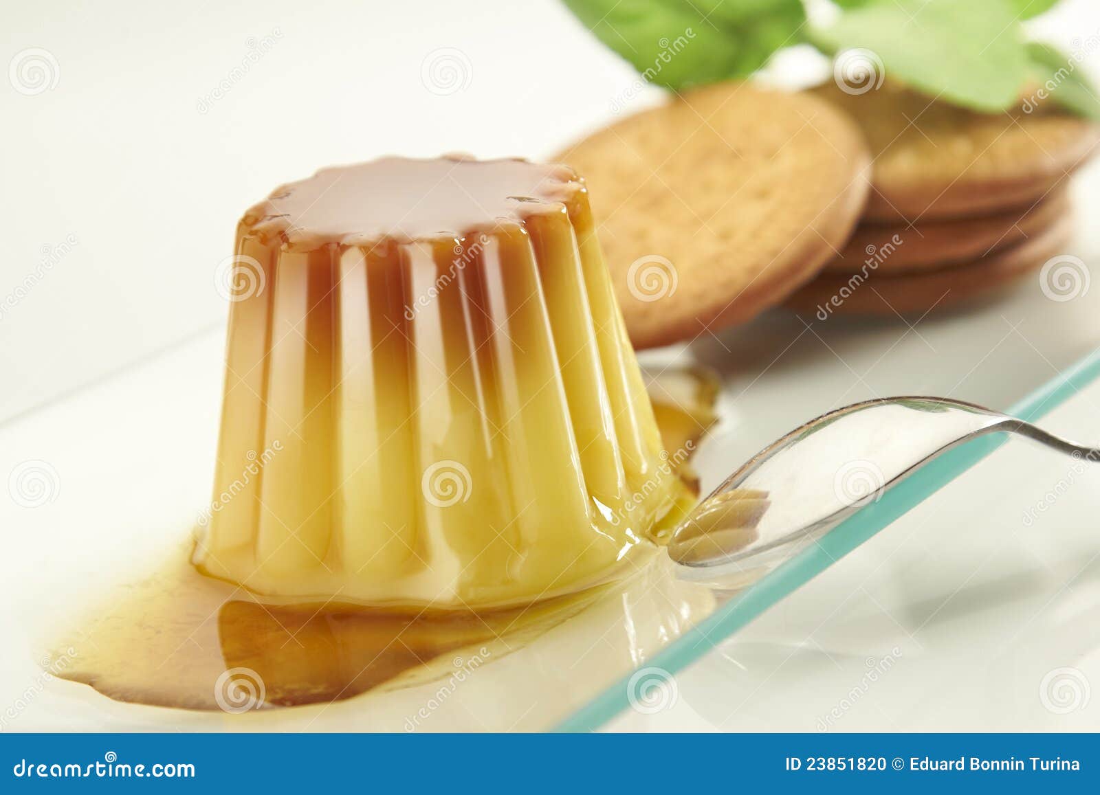 Flan stock photo. Image of softness, plate, culture, dessert - 23851820