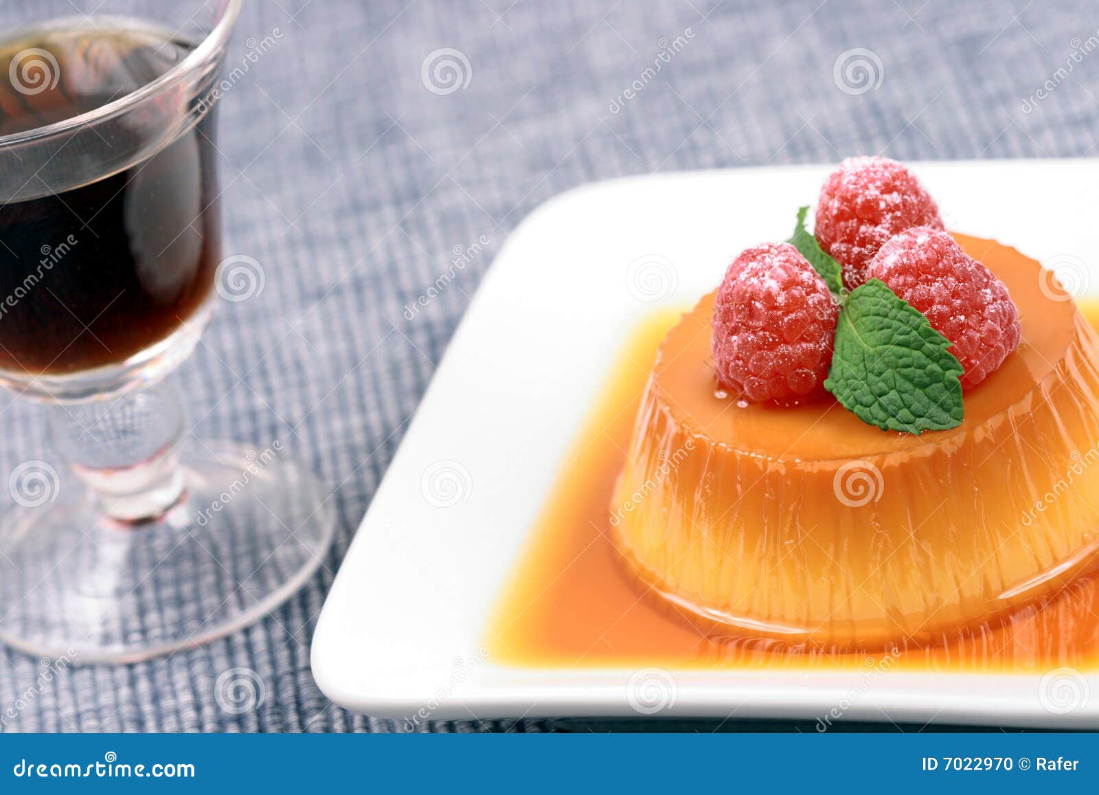 Flan gourmet fine dessert stock photo. Image of food, flan - 7022970