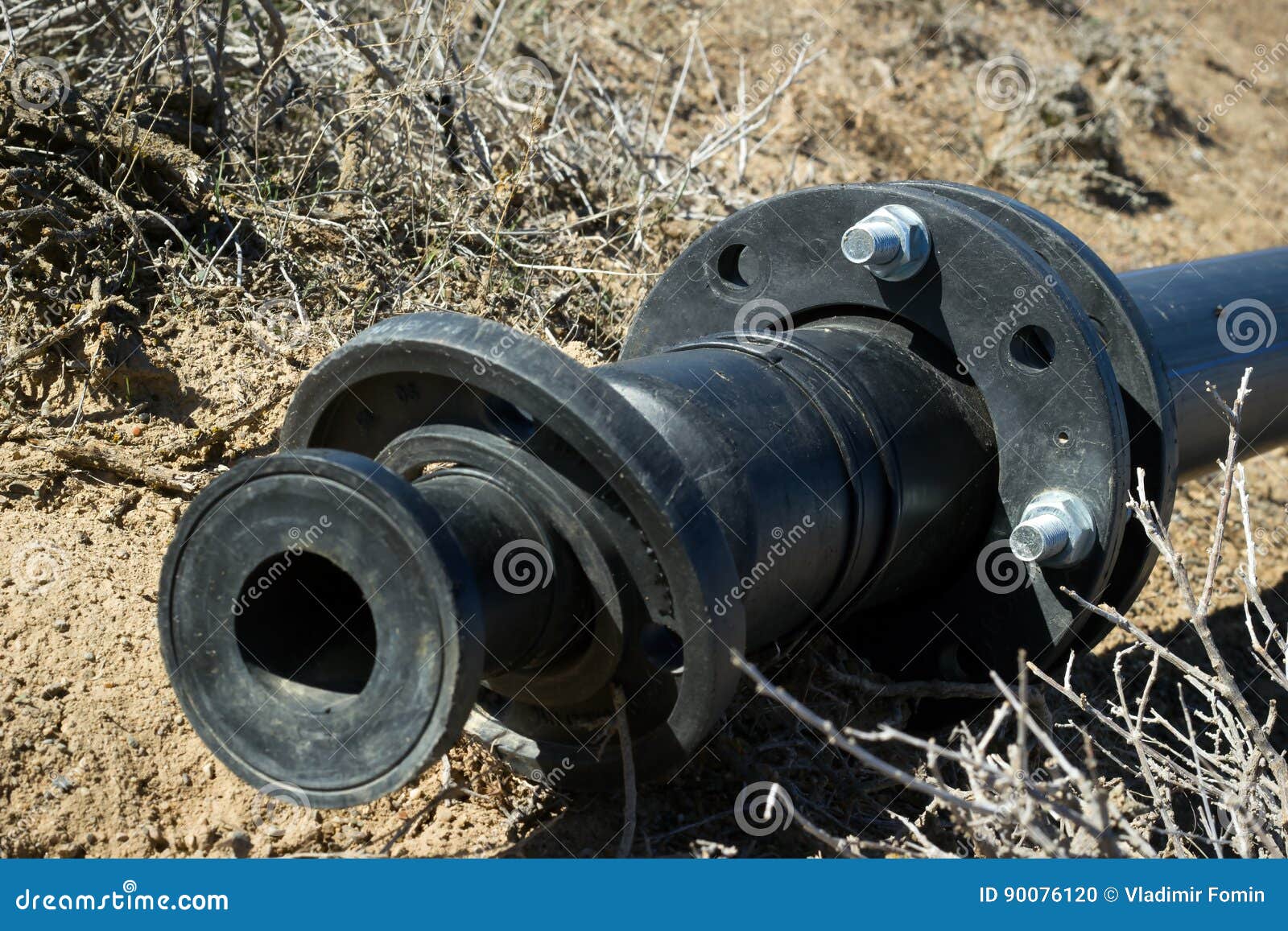 Flange connection. stock photo. Image of flanged, lies - 90076120