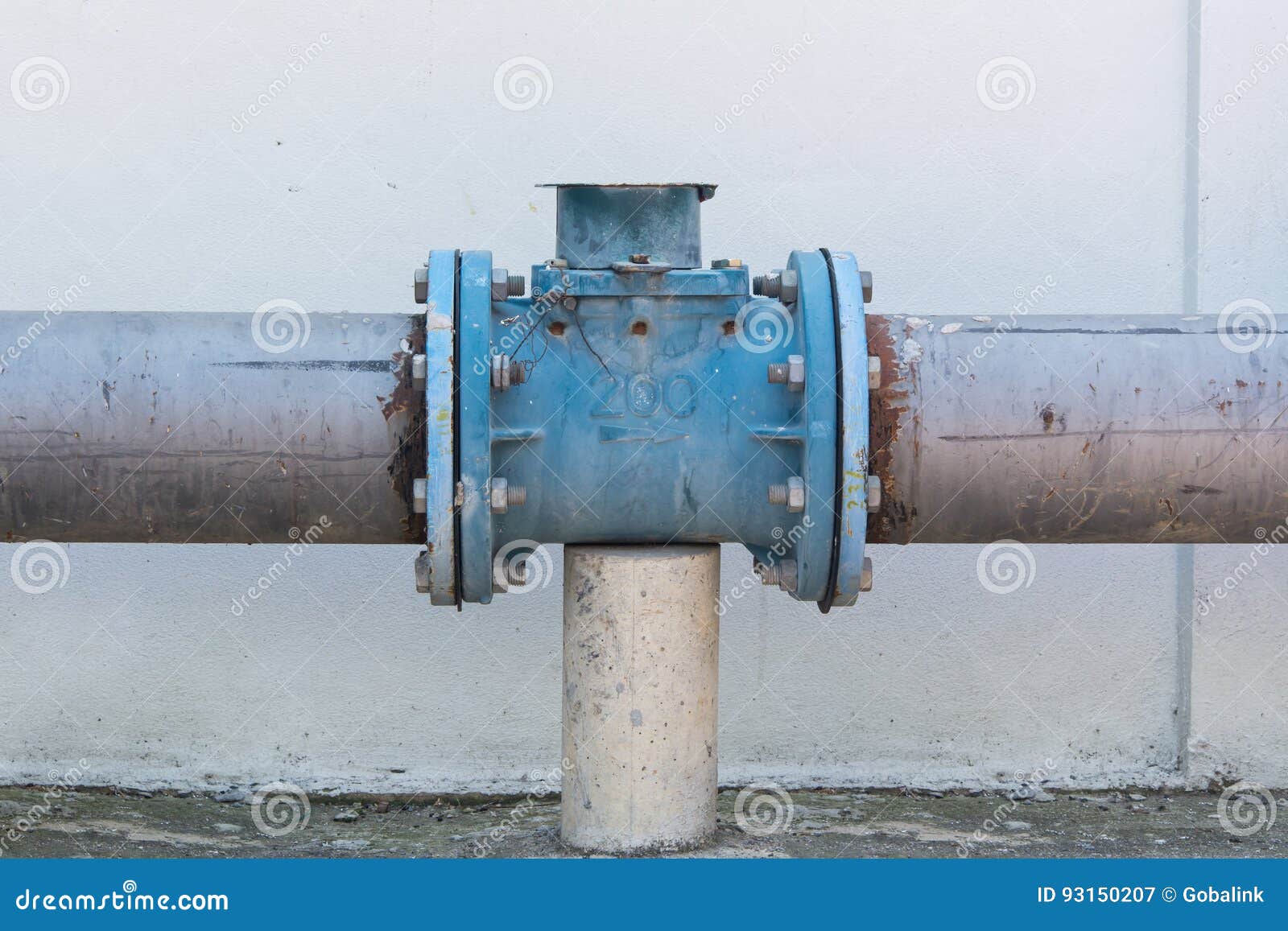 Flange joints stock image. Image of water, pipe, close - 93150207