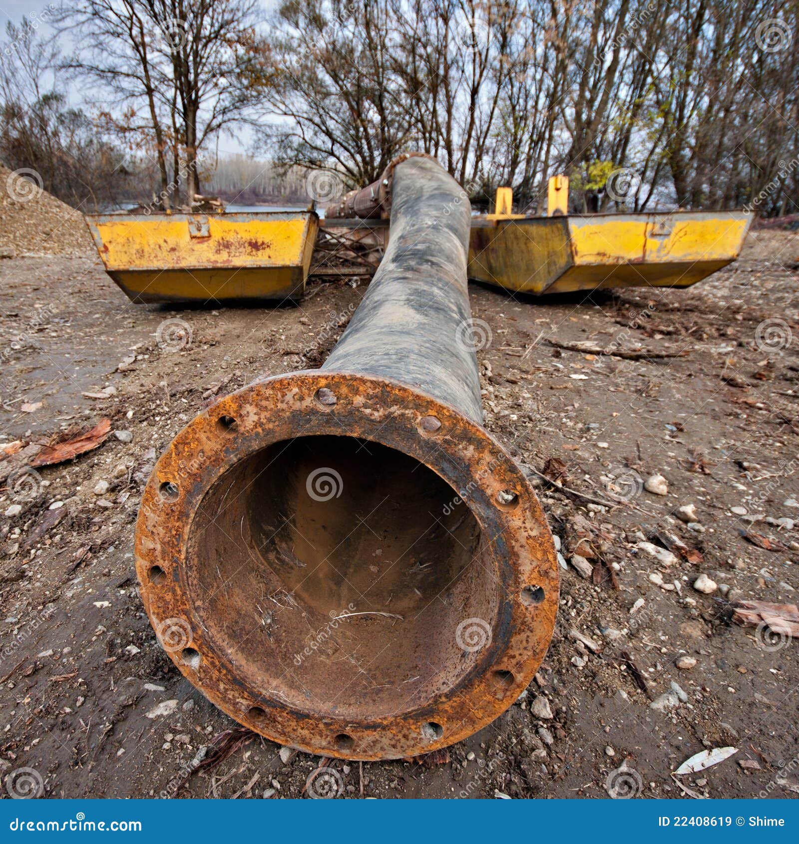 Flanged pipe stock image. Image of pipe, parts, pump - 22408619