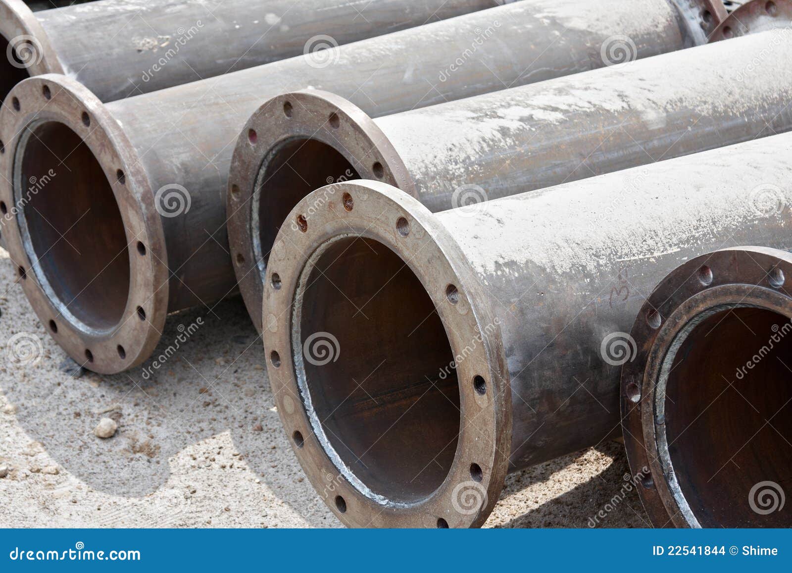 Flanged pipe stock photo. Image of environment, industrial - 22541844