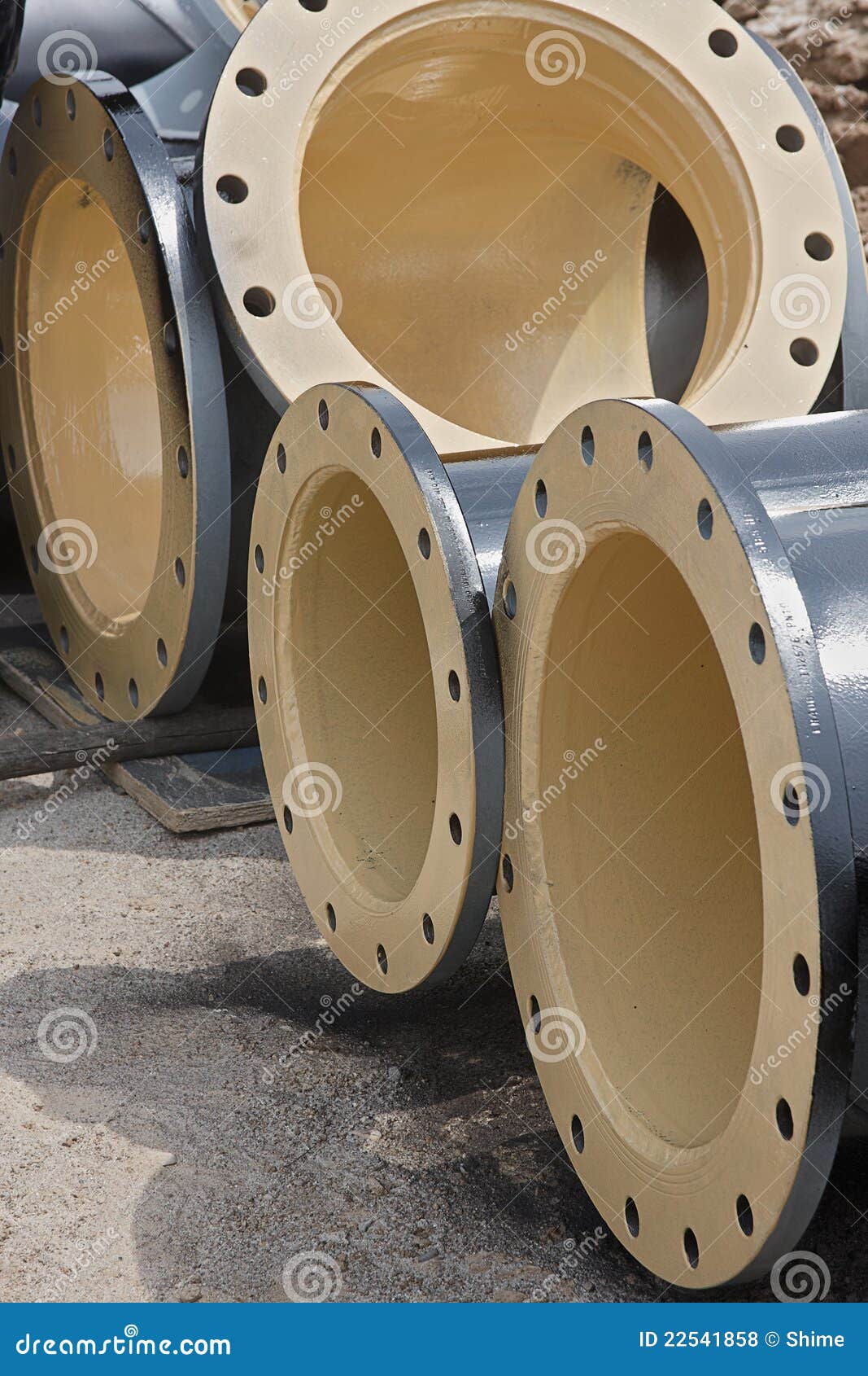 Flanged pipe stock photo. Image of bolts, ecology, equipment - 22541858
