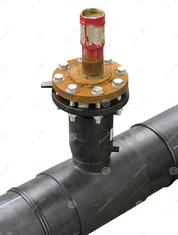 Flanges,pipe Connection with Flange Stock Photo - Image of engineering ...