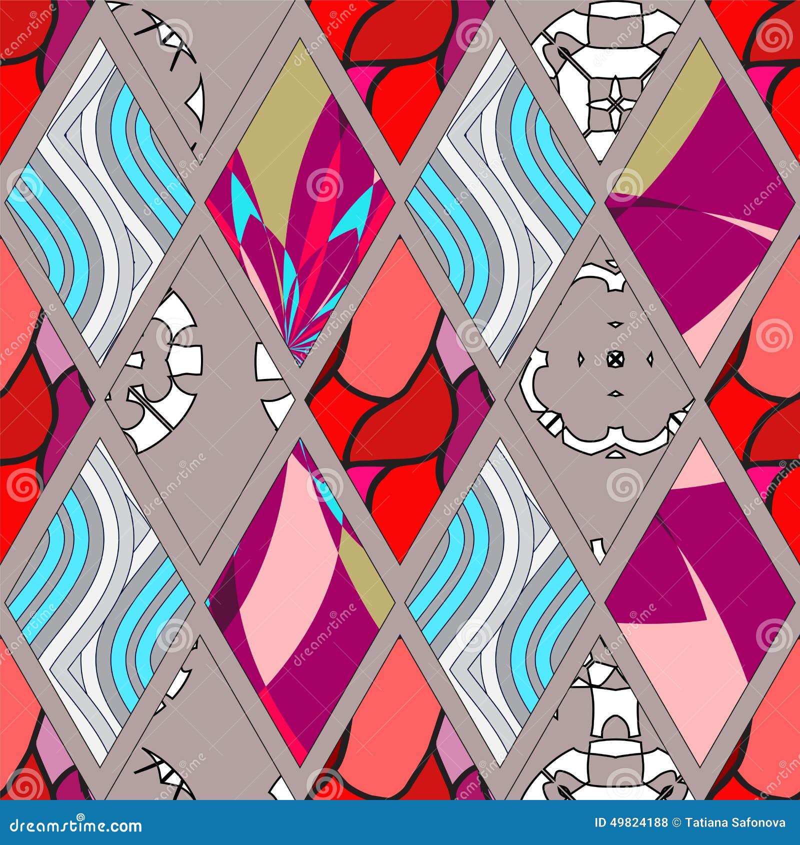 Flap Seamless Pattern. Illustration Stock Vector - Illustration of ...