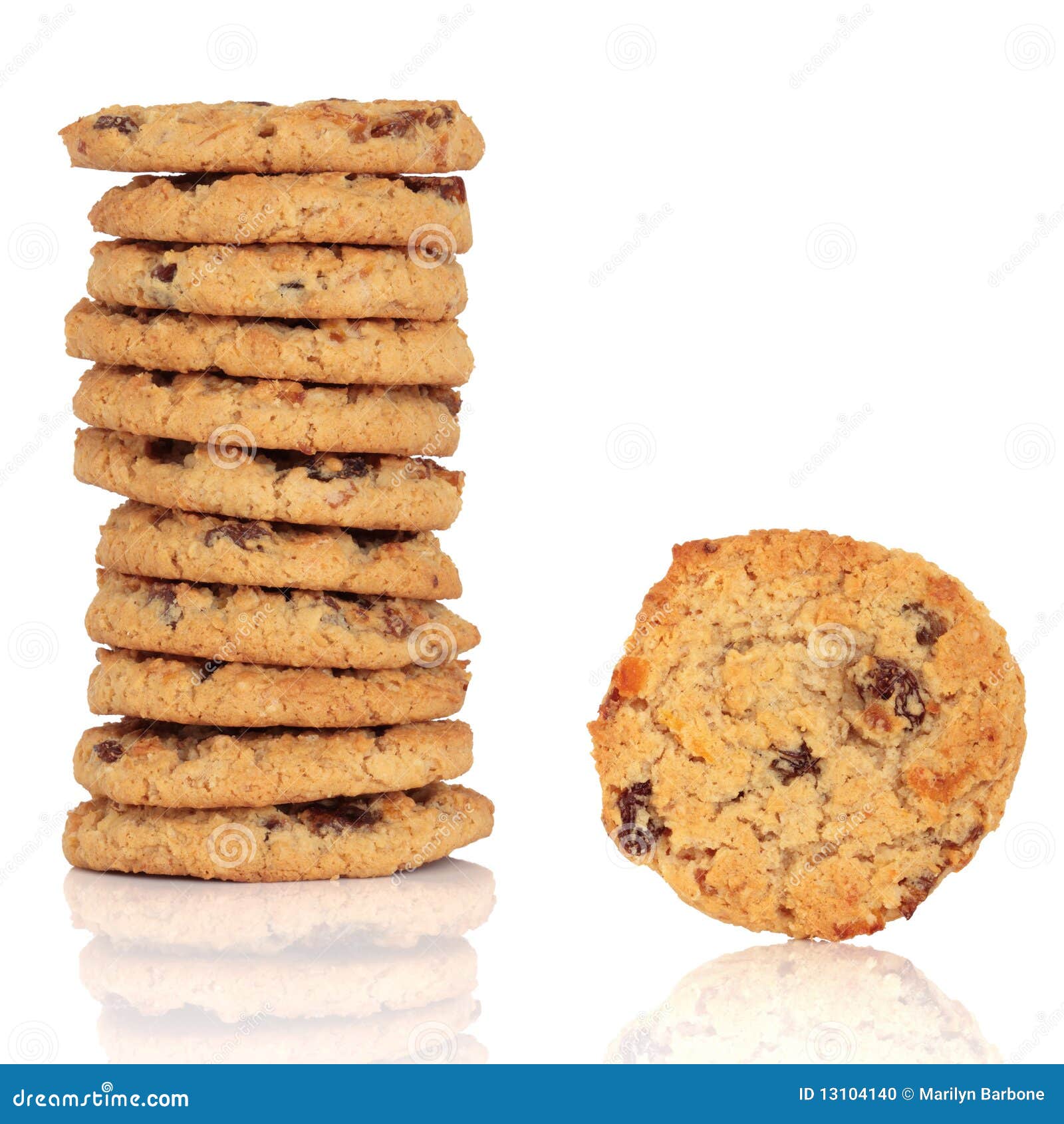 Flapjack Cookies stock photo. Image of indulgence, biscuit - 13104140