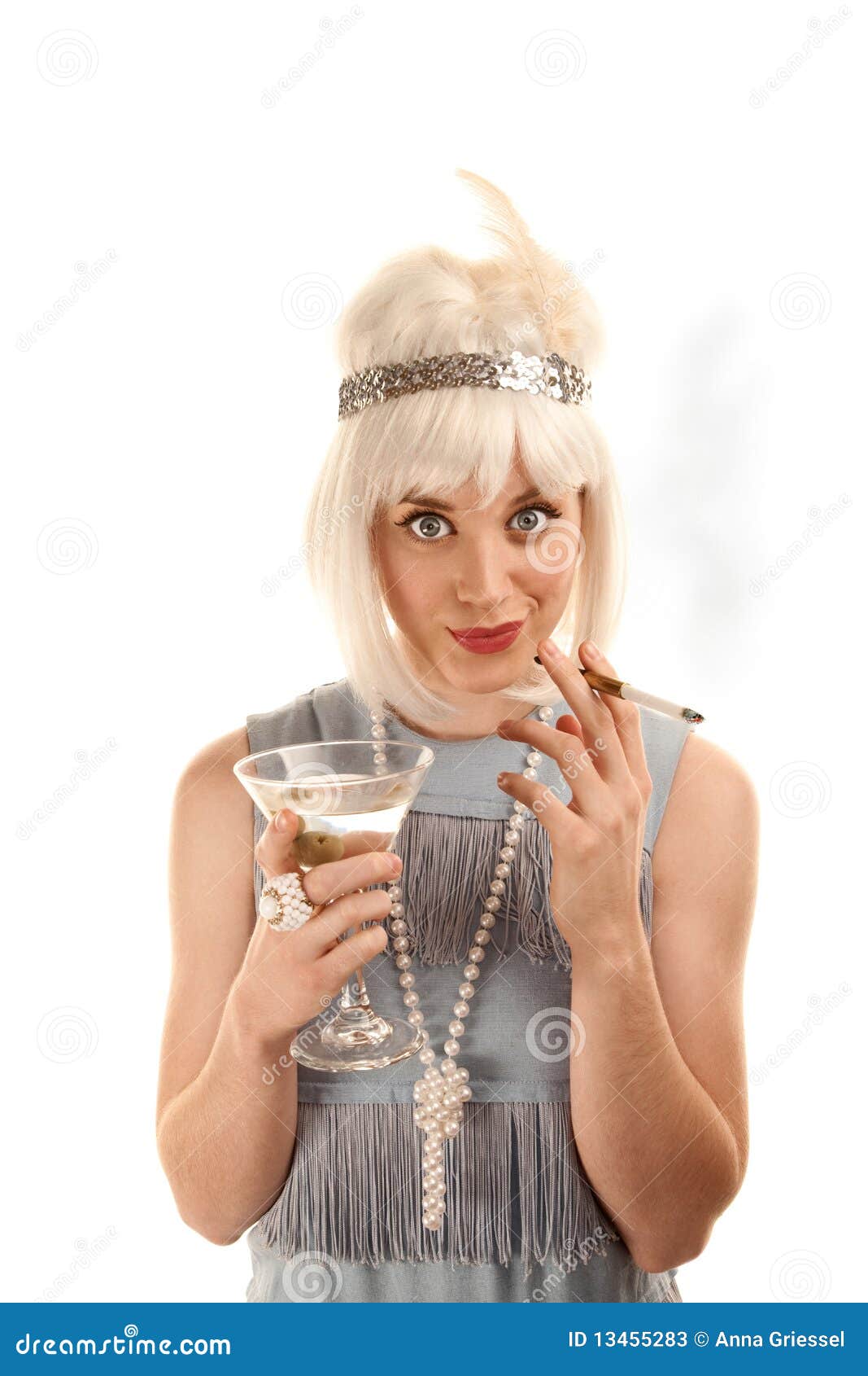 Flapper stock image. Image of attractive, holder, flapper - 13455283
