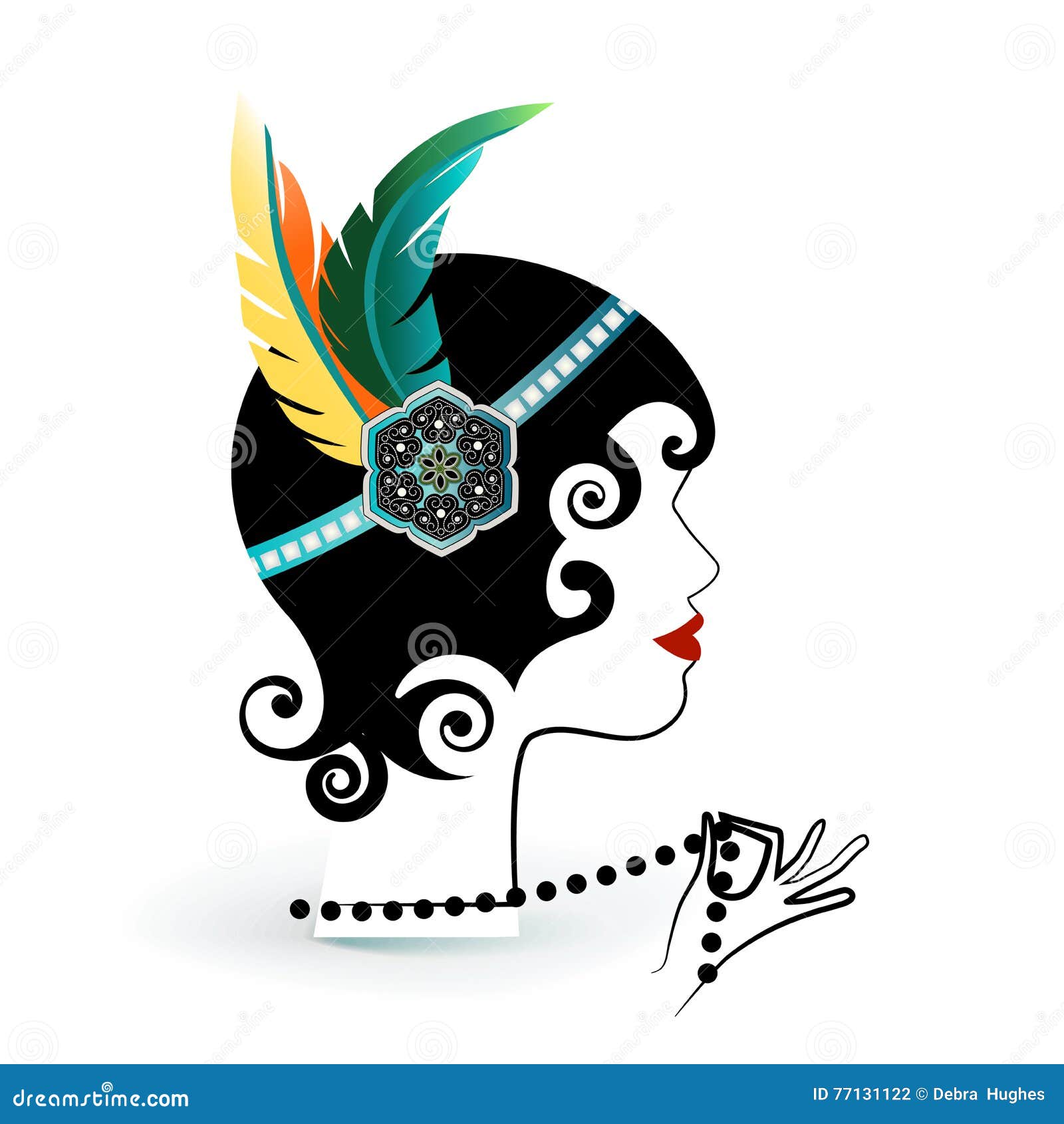 Flapper Cartoons, Illustrations & Vector Stock Images - 3426 Pictures ...