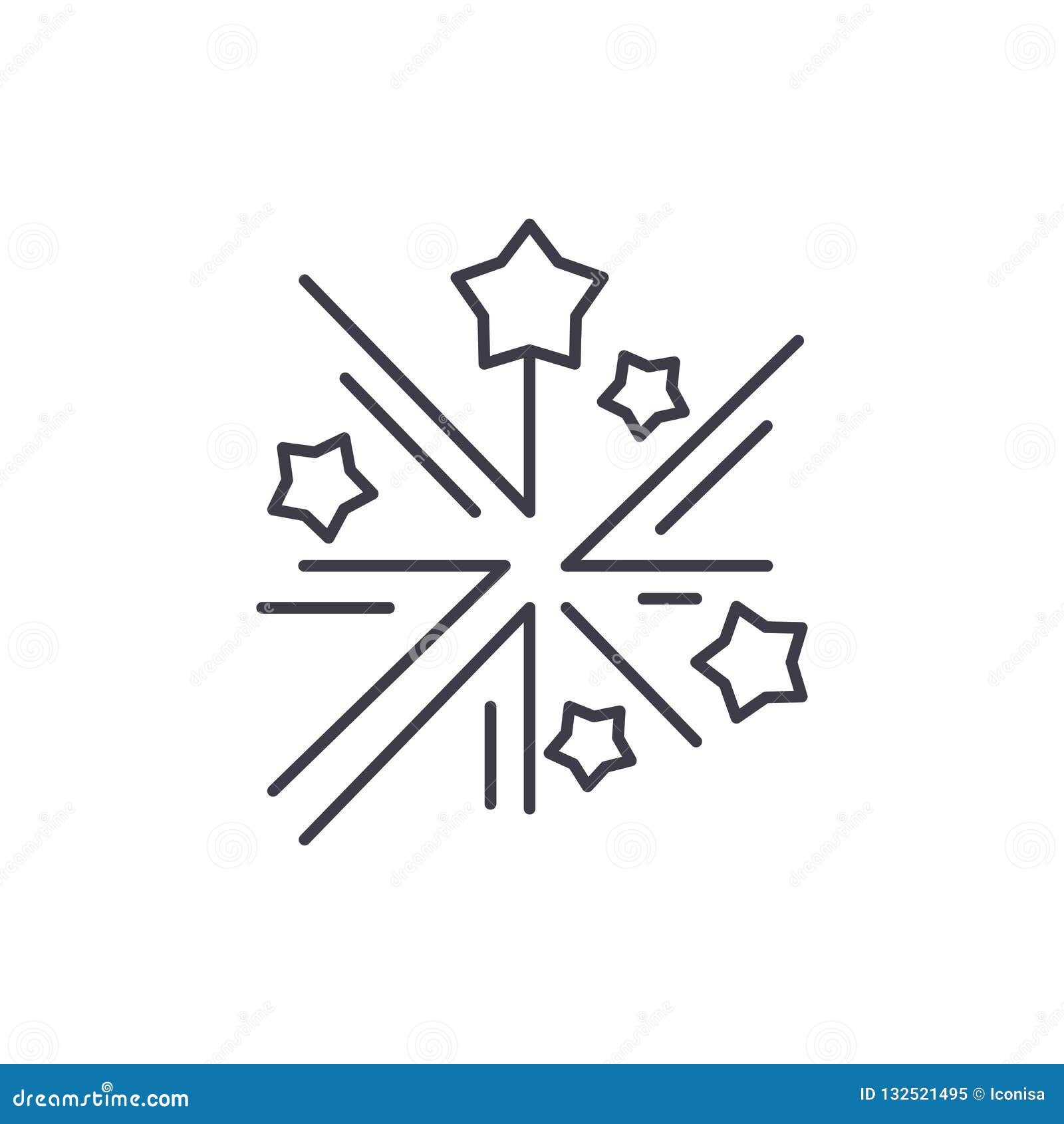 Flapper Line Icon Concept. Flapper Vector Linear Illustration, Symbol ...