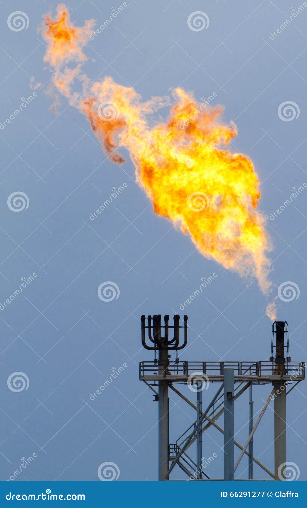 Flare burn stock image. Image of gasoline, business, industry - 66291277