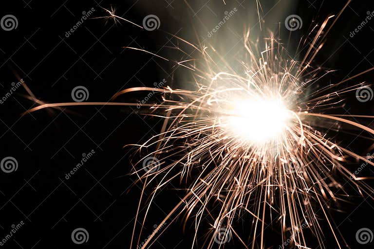 Flare of the cracker stock photo. Image of party, sparkler - 48204626