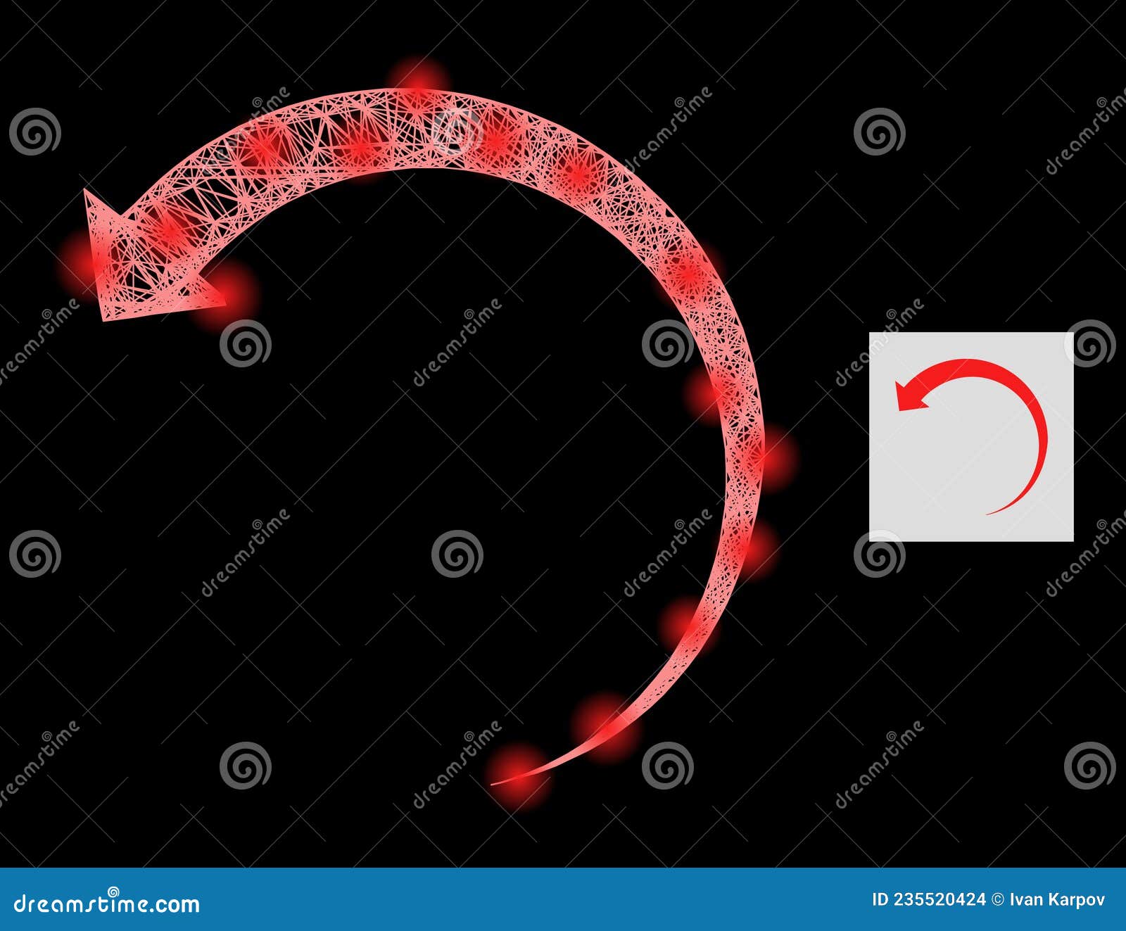 Revert, Rotate, Replay Arrow Icon. Signs And Symbols Can Be Used For ...