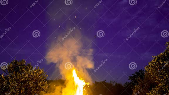 Flare of fire stock image. Image of energy, purity, sunset - 210796537