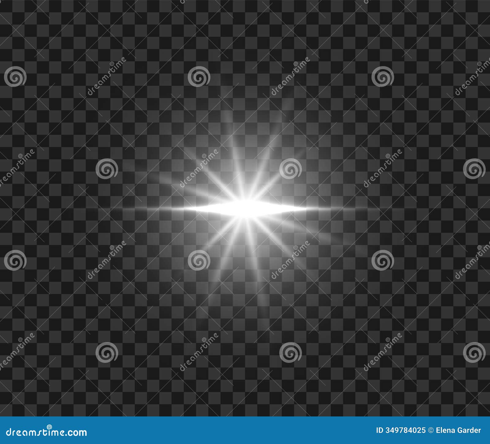 Flare Light Effects. Glowing Star Set. Vector Optical Lens Flare Light ...