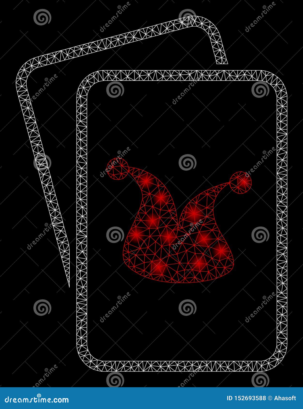 Flare Mesh Carcass Joker Gaming Cards with Flare Spots Stock Vector ... Flare Mesh Carcass Joker Gaming Cards with Flare Spots Stock Vector ...