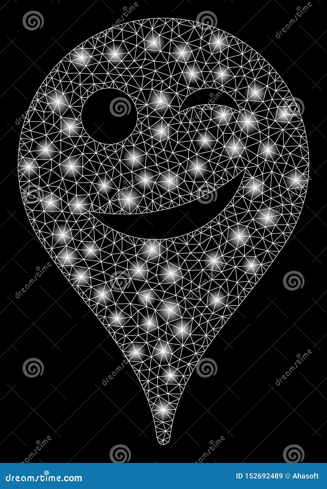 Flare Mesh 2D Joke Smiley Map Marker with Flare Spots Stock Vector ... Flare Mesh 2D Joke Smiley Map Marker with Flare Spots Stock Vector ...