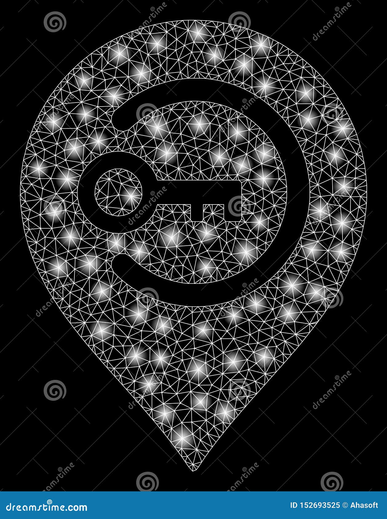 Flare Mesh 2D Key Login Marker with Flash Spots Stock Vector ... Flare Mesh 2D Key Login Marker with Flash Spots Stock Vector ...