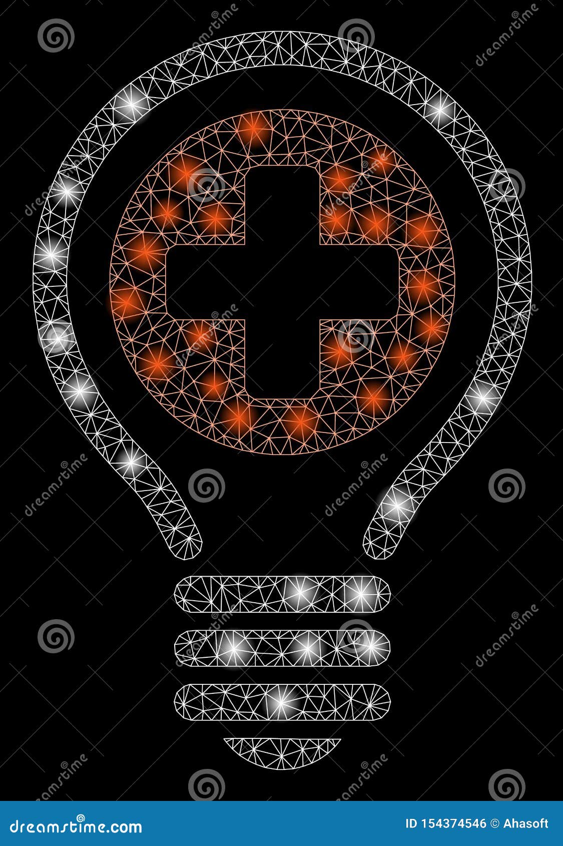 Flare Mesh 2D Medical Bulb with Flare Spots Stock Vector - Illustration ... Flare Mesh 2D Medical Bulb with Flare Spots Stock Vector - Illustration ...