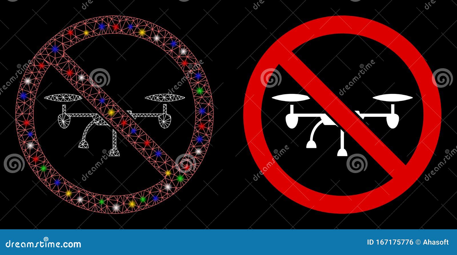 Flare Mesh 2D No Airdrone Icon with Flare Spots Stock Vector ... Flare Mesh 2D No Airdrone Icon with Flare Spots Stock Vector ...