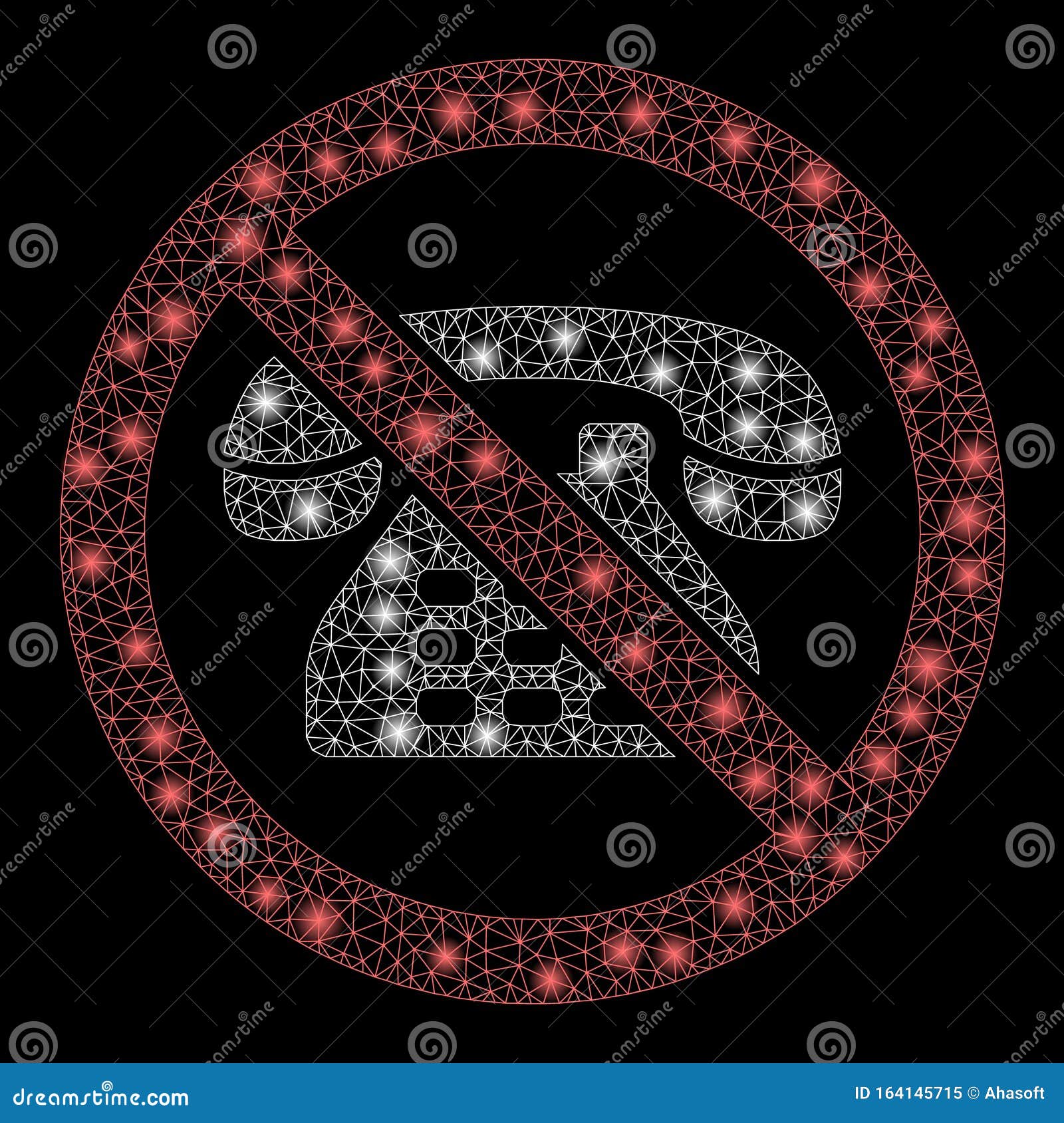 Flare Mesh 2D No Telephone with Flare Spots Stock Illustration ... Flare Mesh 2D No Telephone with Flare Spots Stock Illustration ...