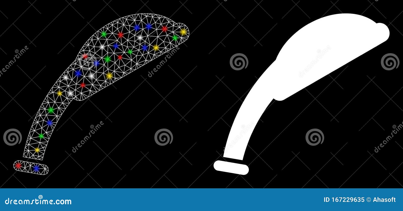 Flare Mesh 2D Shower Head Icon with Flare Spots Stock Vector ... Flare Mesh 2D Shower Head Icon with Flare Spots Stock Vector ...