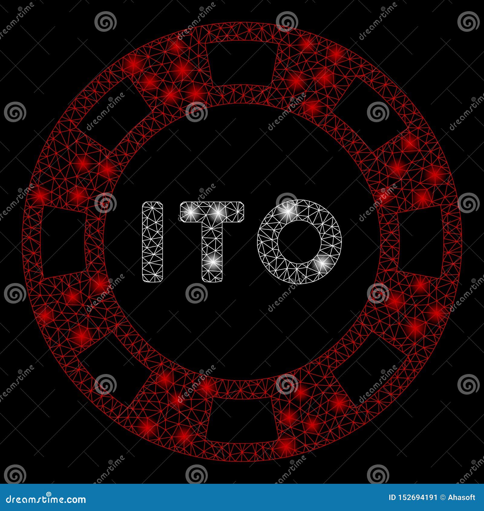 Flare Mesh 2D ITO Token with Flare Spots Stock Vector - Illustration of ... Flare Mesh 2D ITO Token with Flare Spots Stock Vector - Illustration of ...