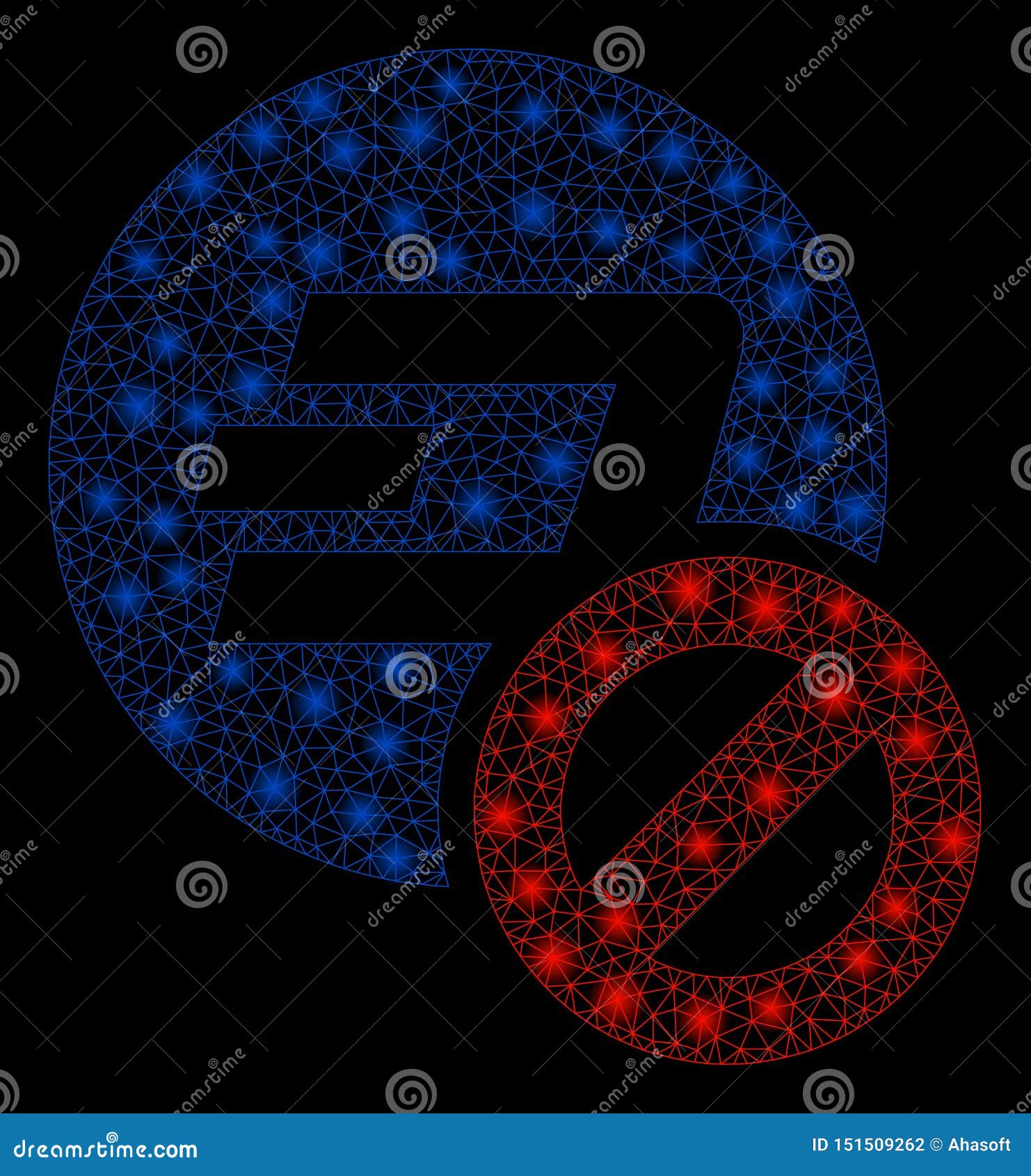 Flare Mesh Network Forbidden Dashcoin with Flare Spots Stock Vector ... Flare Mesh Network Forbidden Dashcoin with Flare Spots Stock Vector ...