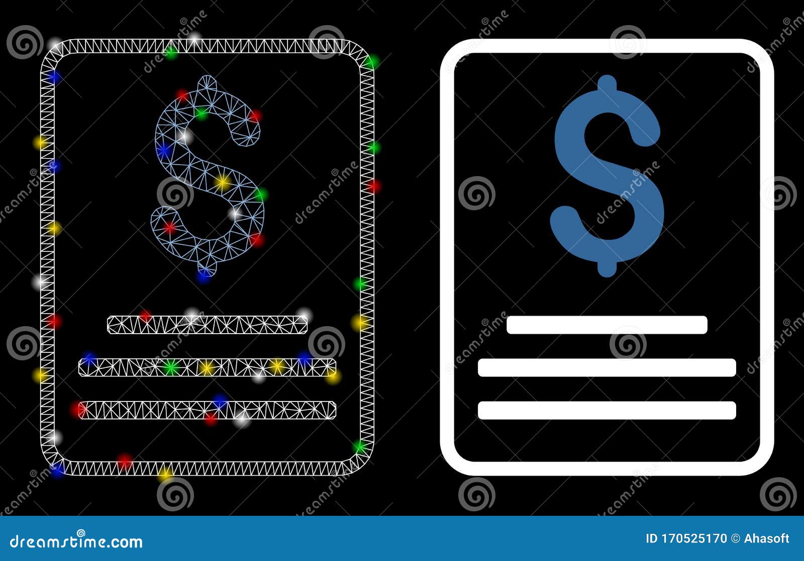 Flare Mesh Network Invoice Budget Icon with Flare Spots Stock Vector ... Flare Mesh Network Invoice Budget Icon with Flare Spots Stock Vector ...