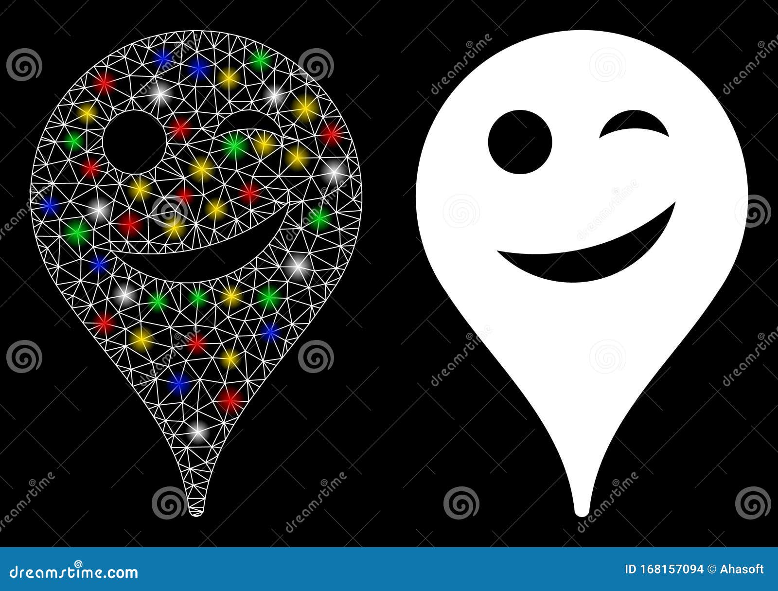Flare Mesh Network Joke Smiley Map Marker Icon with Flare Spots Stock ... Flare Mesh Network Joke Smiley Map Marker Icon with Flare Spots Stock ...