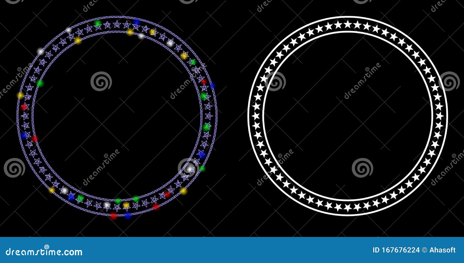 Flare Mesh Network Star Double Circle Frame Icon with Flare Spots Stock ... Flare Mesh Network Star Double Circle Frame Icon with Flare Spots Stock ...