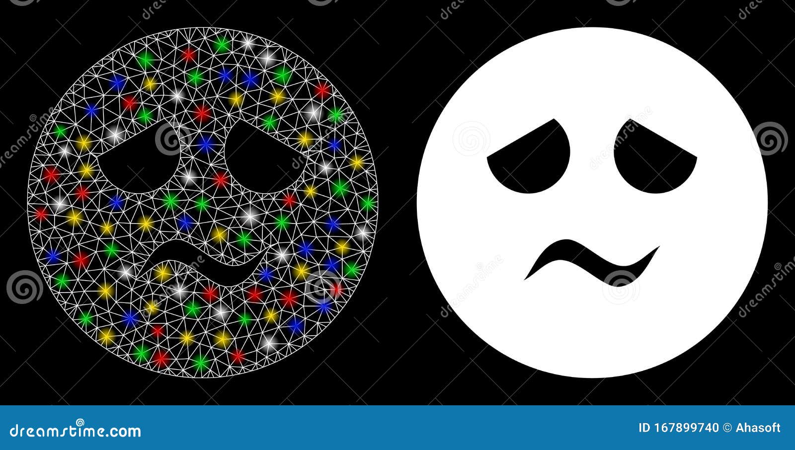 Flare Mesh Network Trouble Smiley Icon with Flare Spots Stock ... Flare Mesh Network Trouble Smiley Icon with Flare Spots Stock ...
