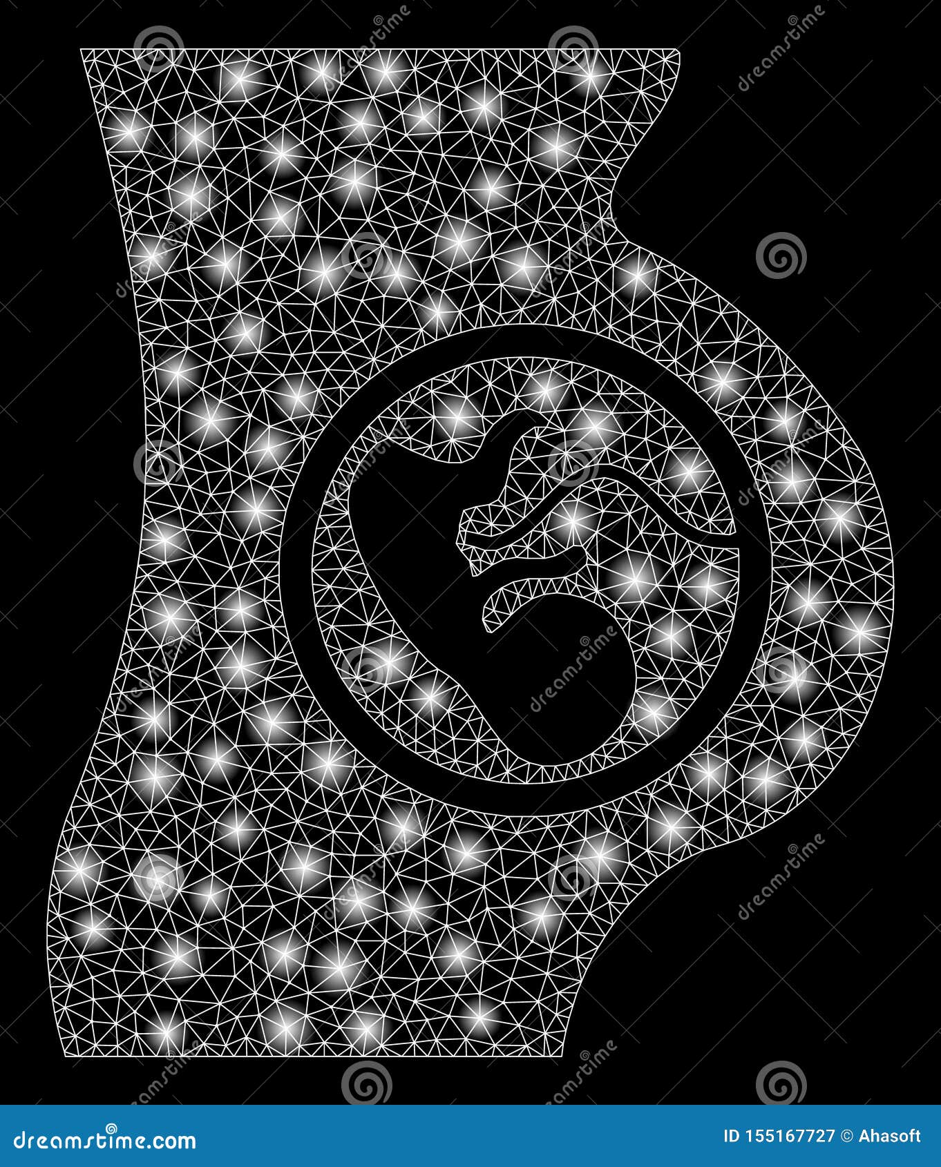 Flare Mesh Wire Frame Pregnancy with Flare Spots Stock Vector ... Flare Mesh Wire Frame Pregnancy with Flare Spots Stock Vector ...