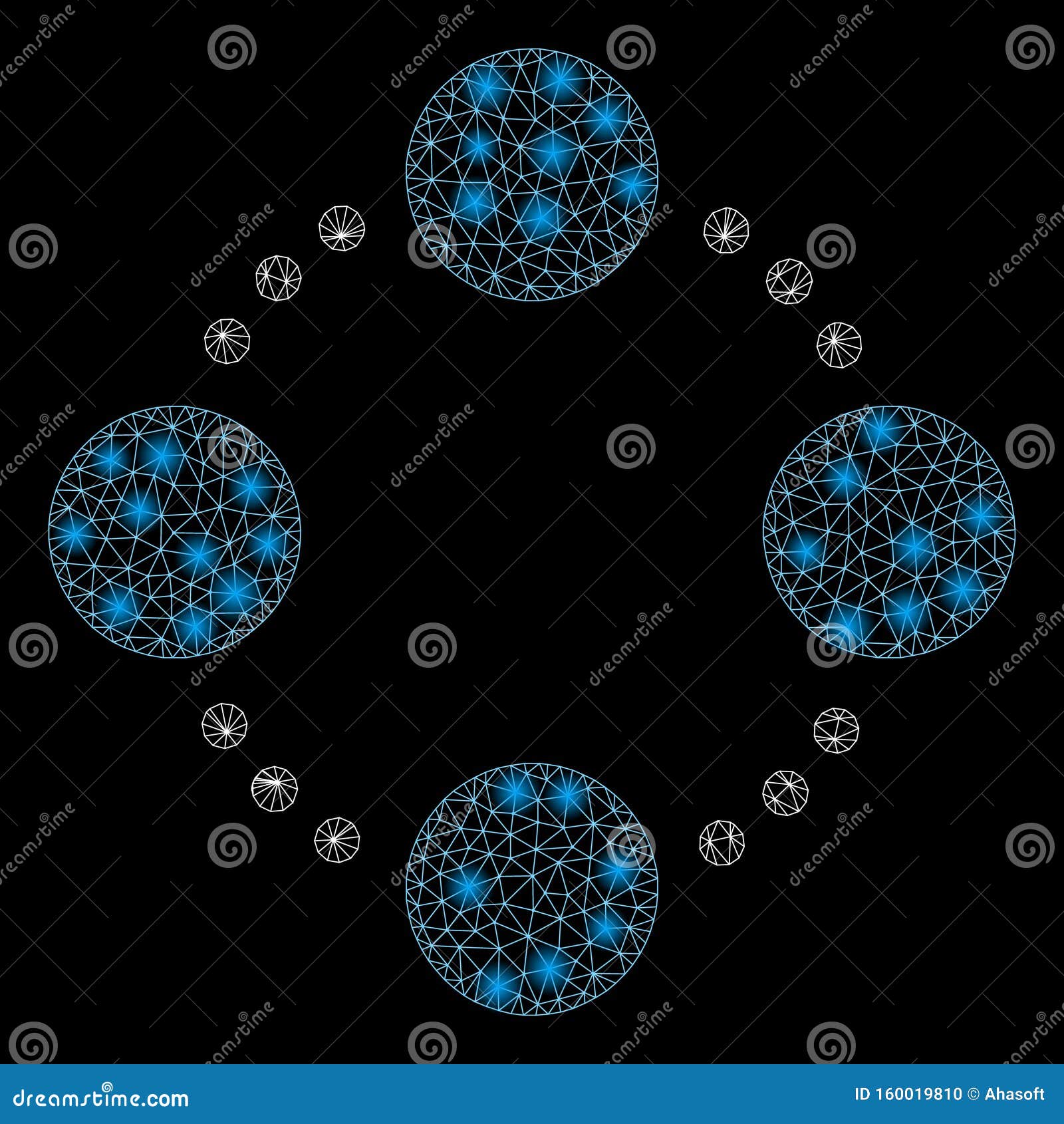 Flare Mesh Wire Frame Circular Relations with Flare Spots Stock Vector ... Flare Mesh Wire Frame Circular Relations with Flare Spots Stock Vector ...